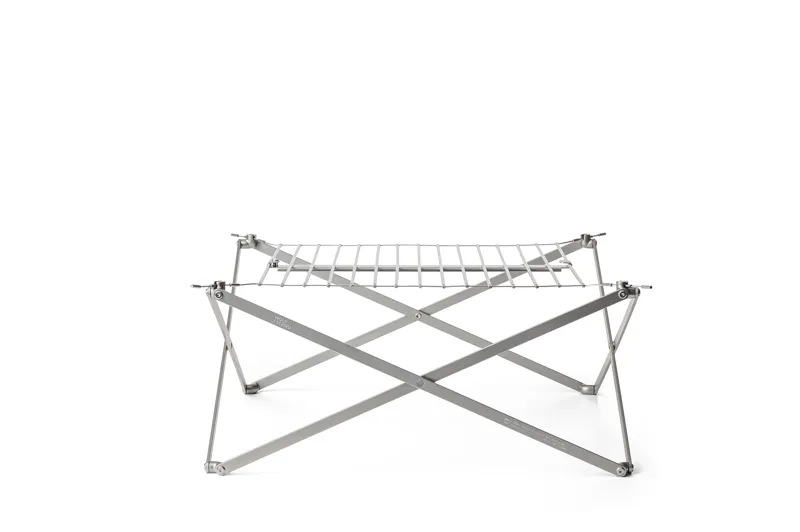 Wolf and Grizzly Adjustable Height Roll Up Grill Set