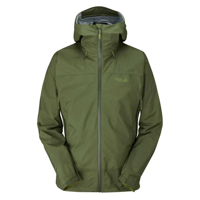 Rab Downpour Plus 2.0 Mens Waterproof Jacket in Bracken