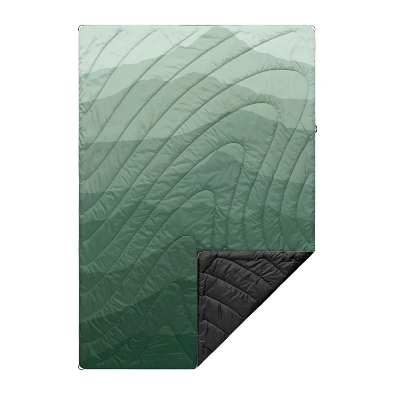 Rumpl Original Puffy Blanket - Cascade Fade Green Single