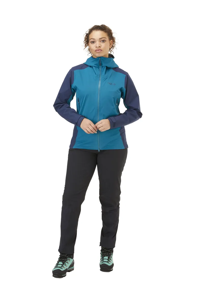 Rab Kinetic Alpine 2.0 Women's Waterproof Jacket in Ultramarine Blue
