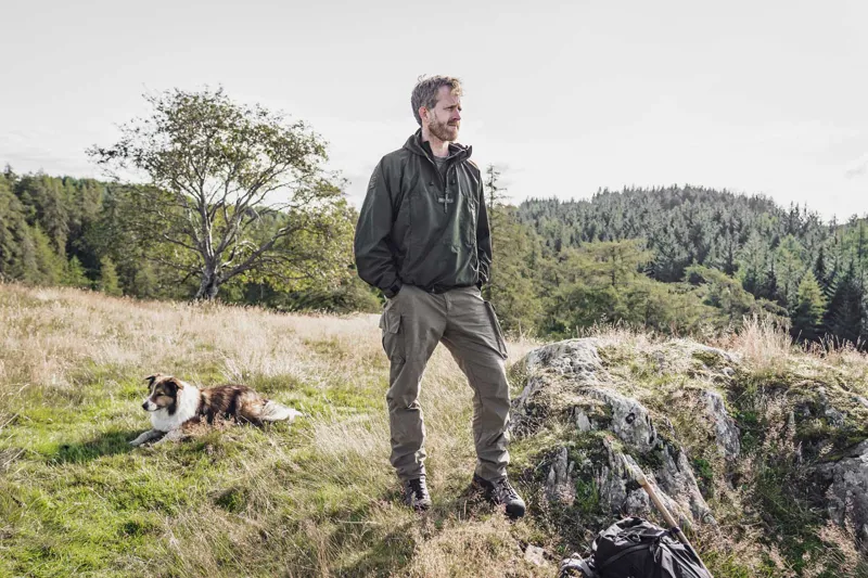 Paramo Fuera Classic Windproof Smock Jacket - Moss Green