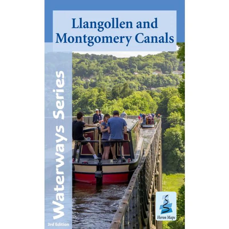 Llangollen and Montgomery Canals Map - Heron Maps 3rd Edition